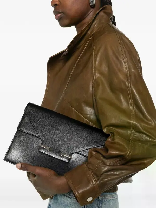 TOM FORD Logo-plaque Clutch