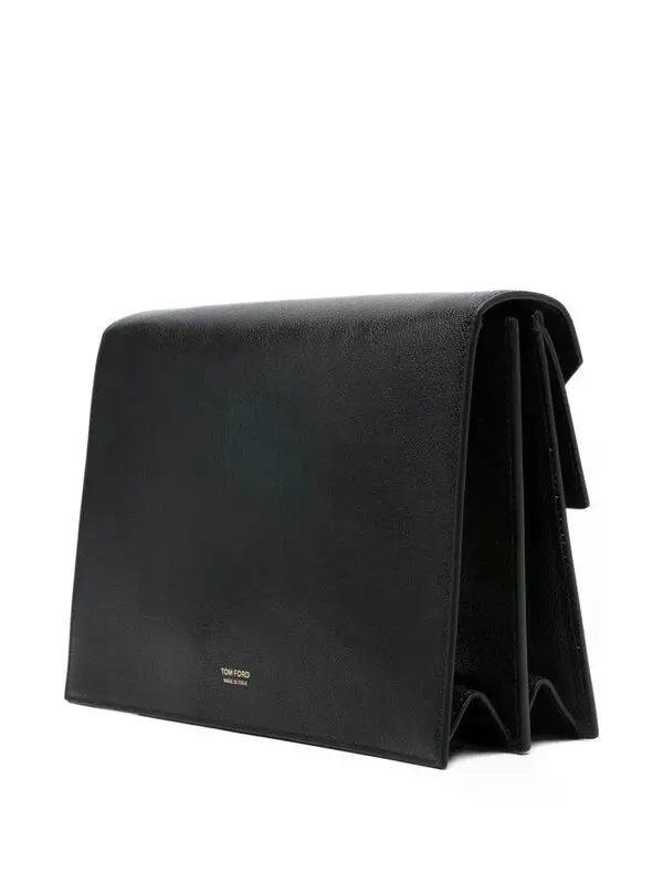 TOM FORD Logo-plaque Clutch