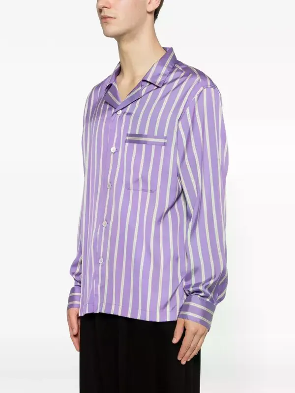 TOM FORD Striped-pattern Chest-pocket Shirt