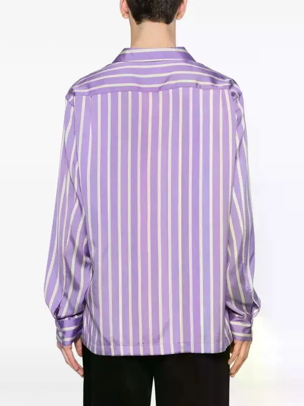 TOM FORD Striped-pattern Chest-pocket Shirt
