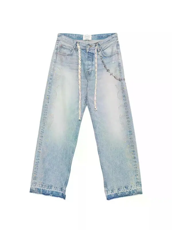 ERCOLE STUDIO Embellished Frayed Jeans
