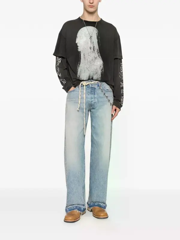ERCOLE STUDIO Embellished Frayed Jeans