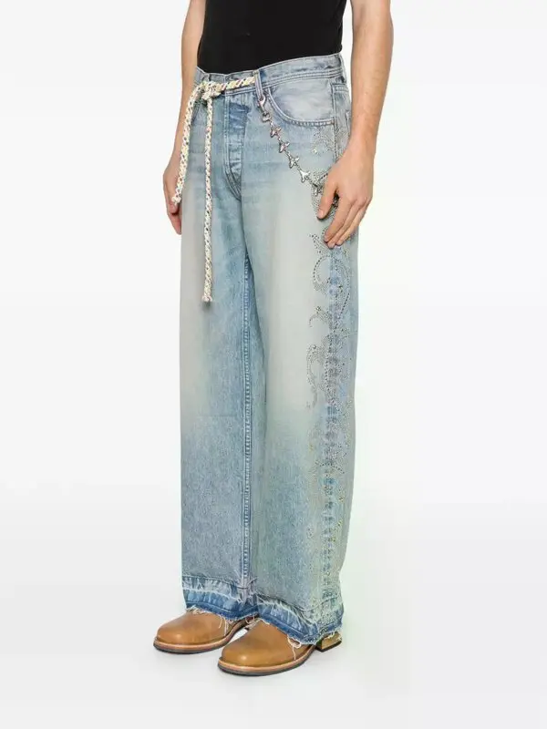 ERCOLE STUDIO Embellished Frayed Jeans