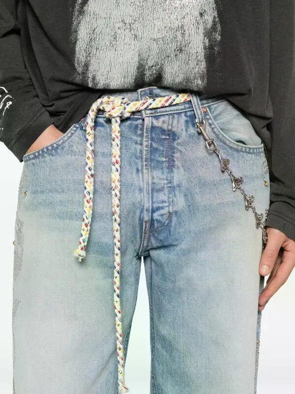ERCOLE STUDIO Embellished Frayed Jeans