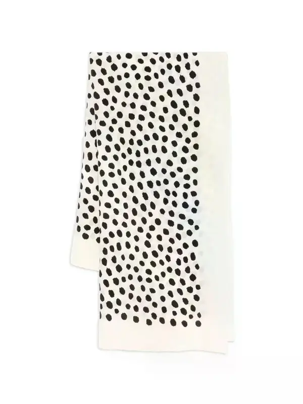 Chloé Polka-dot Scarf - Neutrals