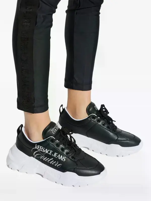 Versace Logo-print Lace-up Sneakers
