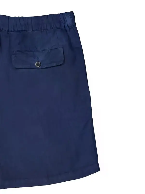 120% Lino Drawstring-fastening Shorts