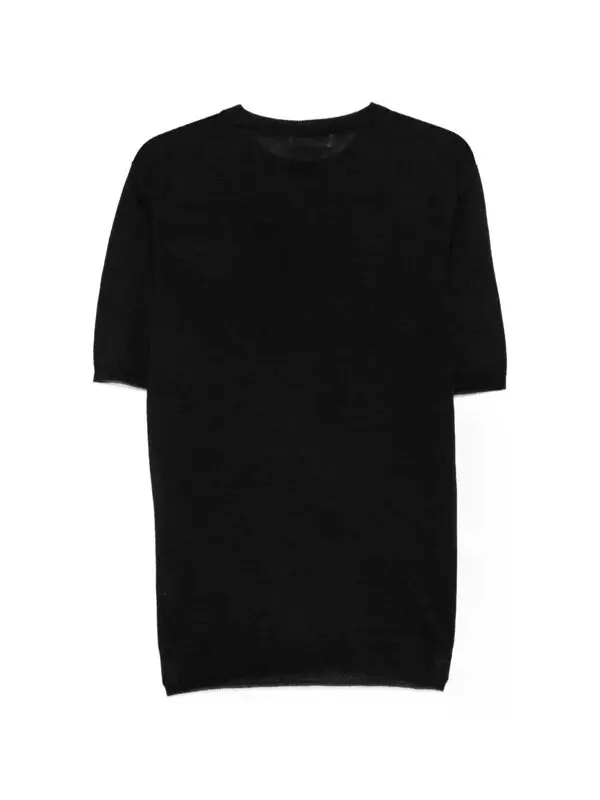 LARDINI Short-sleeve Knitted T-shirt