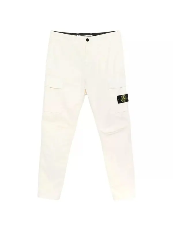 Stone Island Patch-detail Cargo Trousers - Neutrals