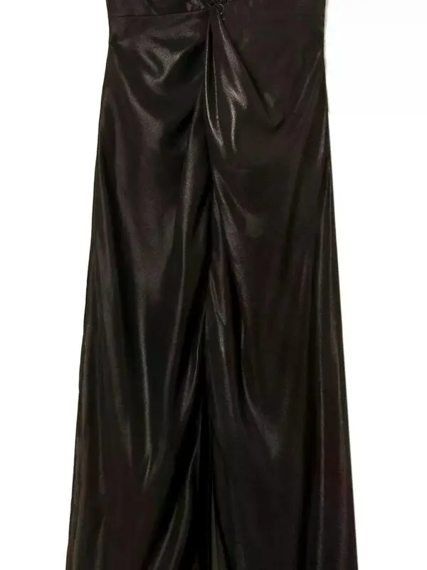 TWINSET Georgette Laminated Long Dress