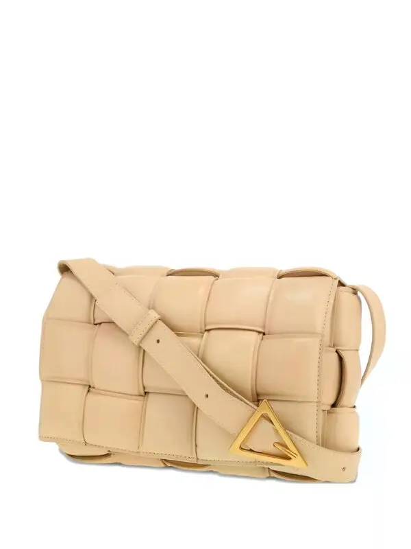 Bottega Veneta 2020s Padded Cassette Shoulder Bag - Neutrals