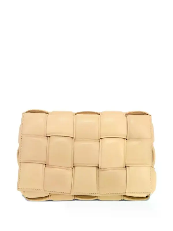 Bottega Veneta 2020s Padded Cassette Shoulder Bag - Neutrals