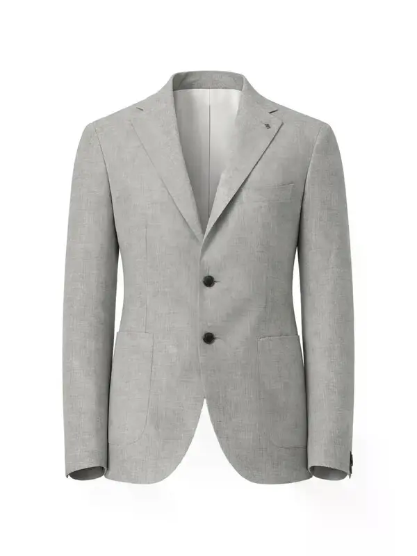 Tagliatore Houndstooth Two-button Jacket - Grey