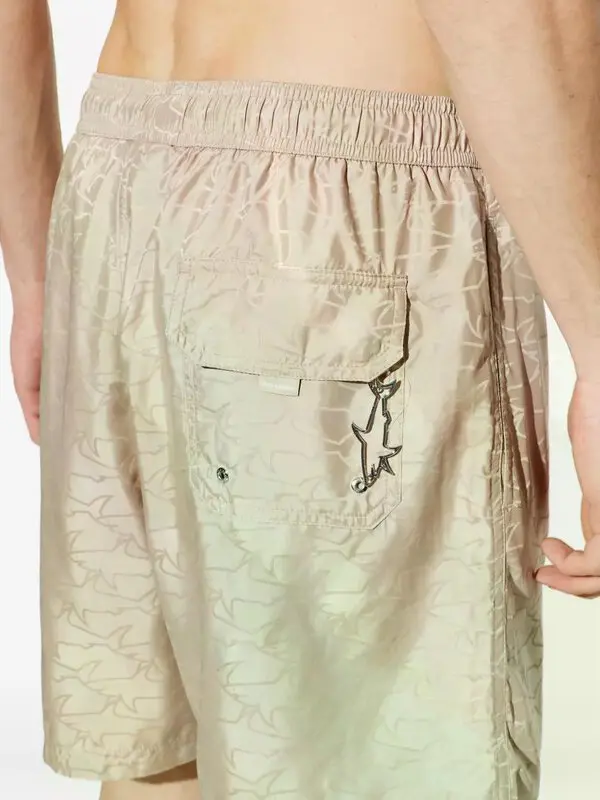 Paul & Shark Pattern Swim Shorts
