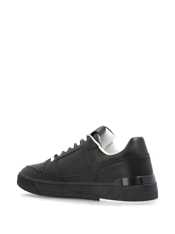 Versace Logo-print Leather Sneakers