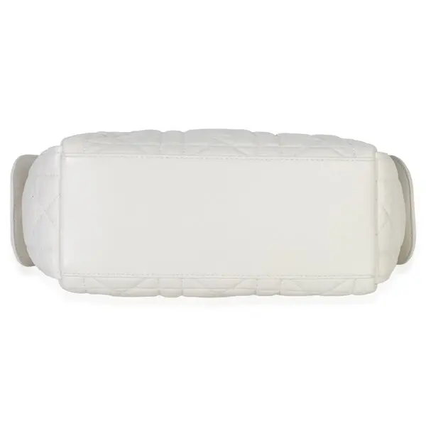 Dior Latte Lambskin Macrocannage D-dream Bag