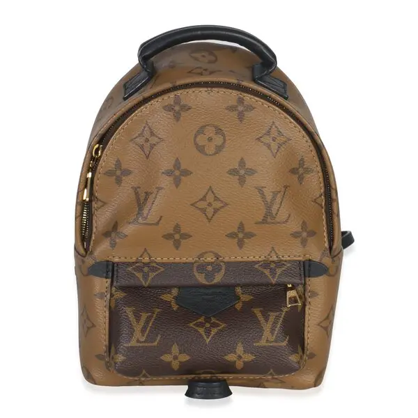 LOUIS VUITTON Canvas Reverse Monogram Palm Springs Backpack