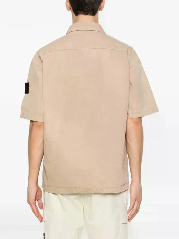 Stone Island Chest-pocket Short-sleeve Shirt
