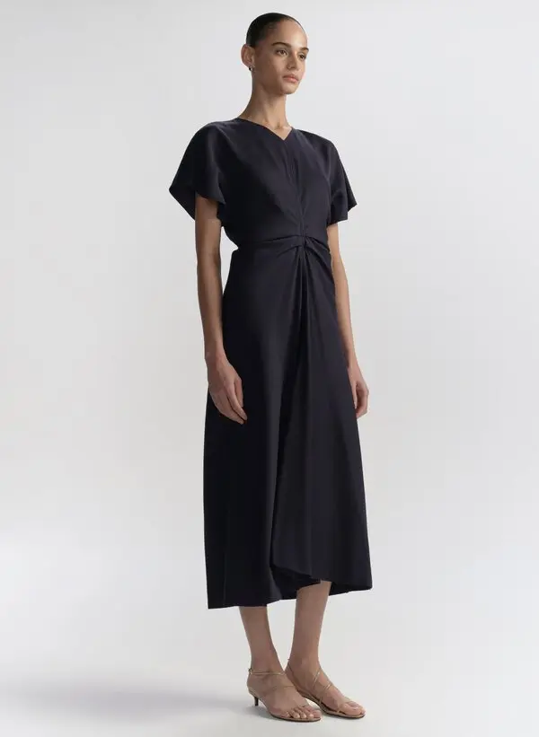 A.L.C. Rem Ruched Midi Dress