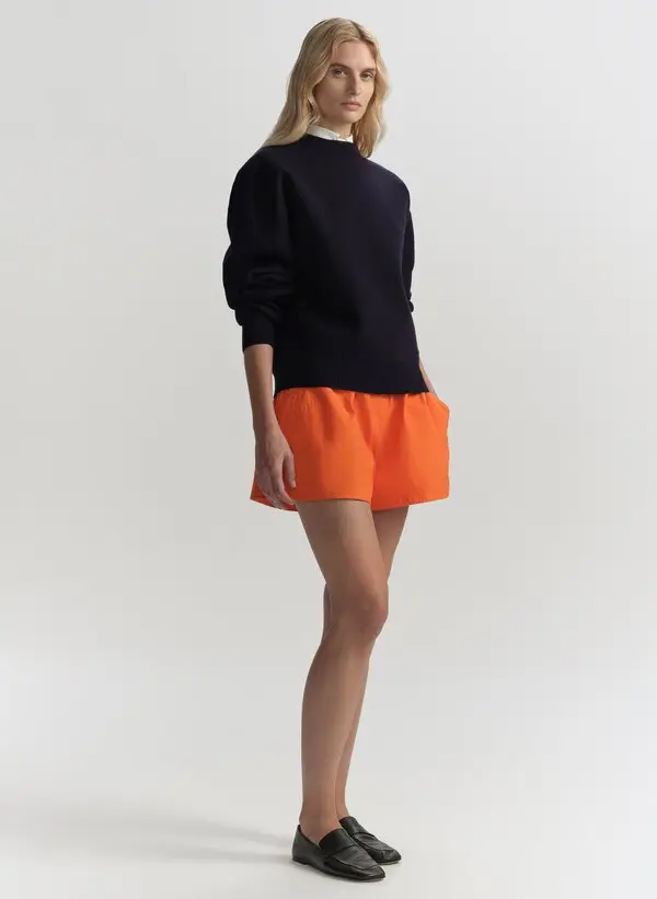 A.L.C. Crew Neck Relaxed Sweater - Navy
