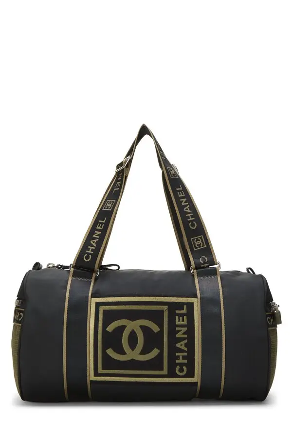 Chanel Canvas Sportline Duffle - Black