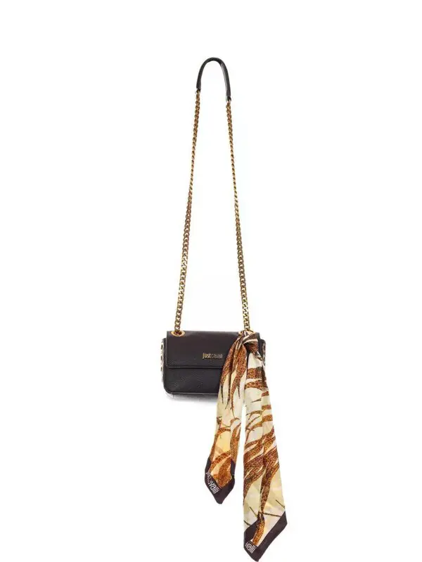 Just Cavalli Scarf-detail Shoulder Bag