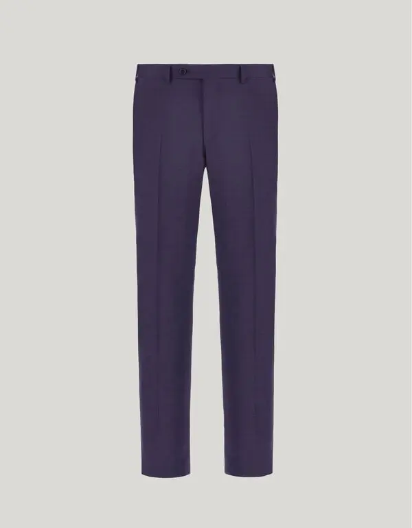 Canali Wool Trousers - Blue