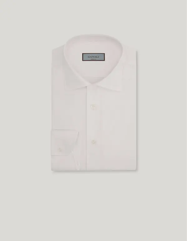 Canali Impeccabile Regular Fit Shirt In Cotton - White