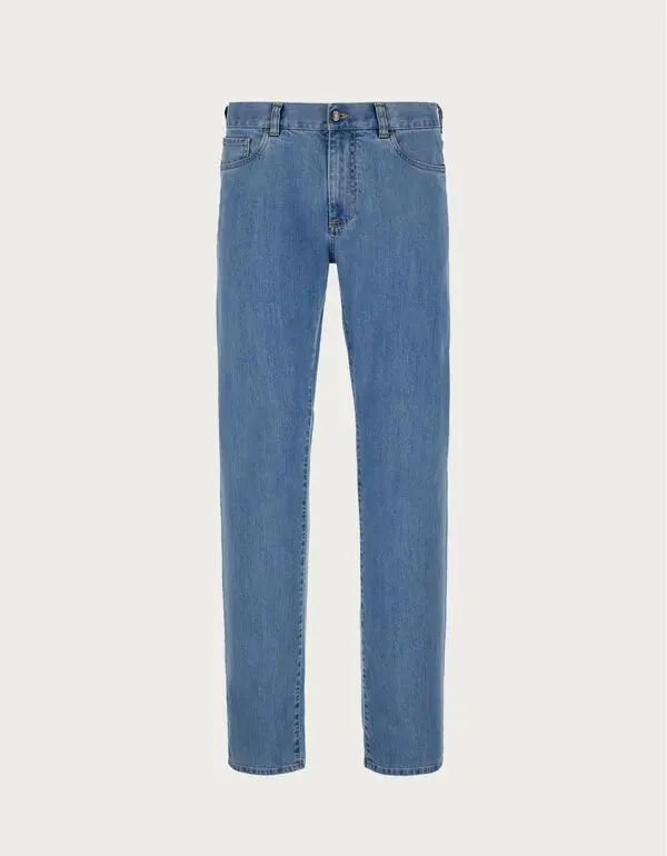 Canali Five-pocket Stretch Denim Pants