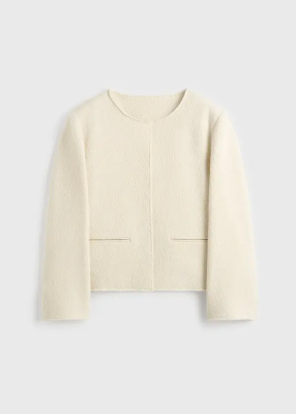TOTEME Open-front Bouclé Blazer