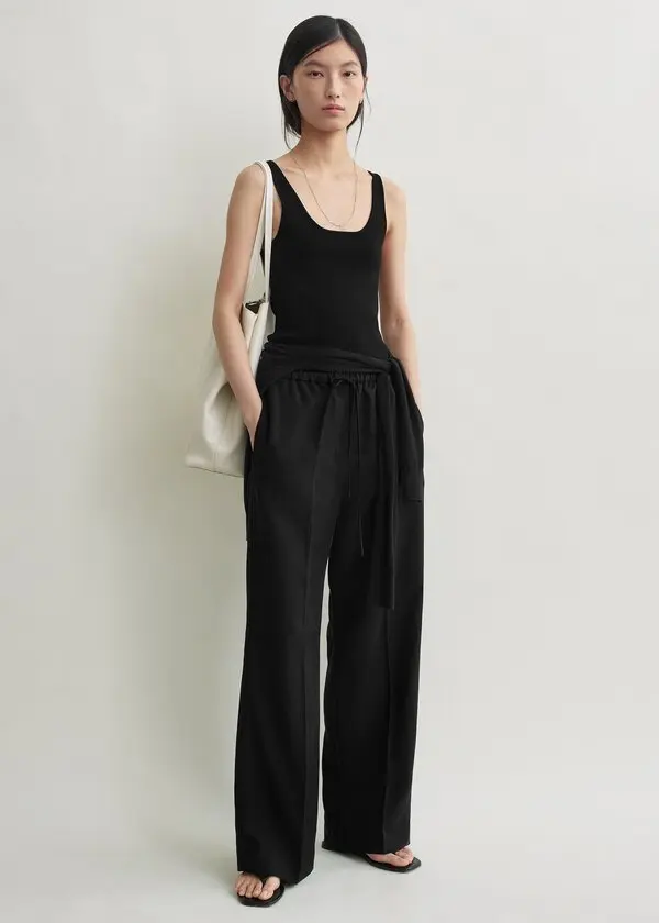 TOTEME Fluid Drawstring Trousers