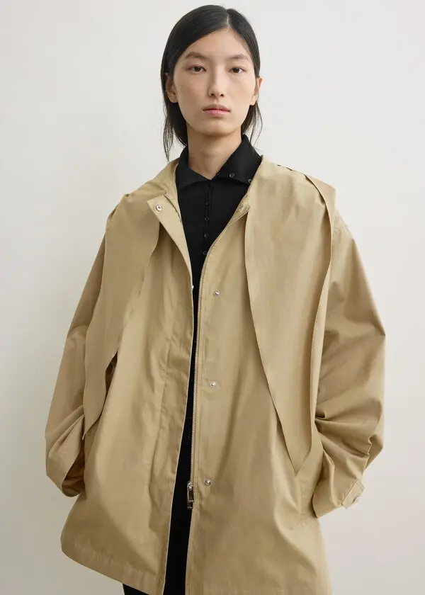 TOTEME Technical Scarf - Beige