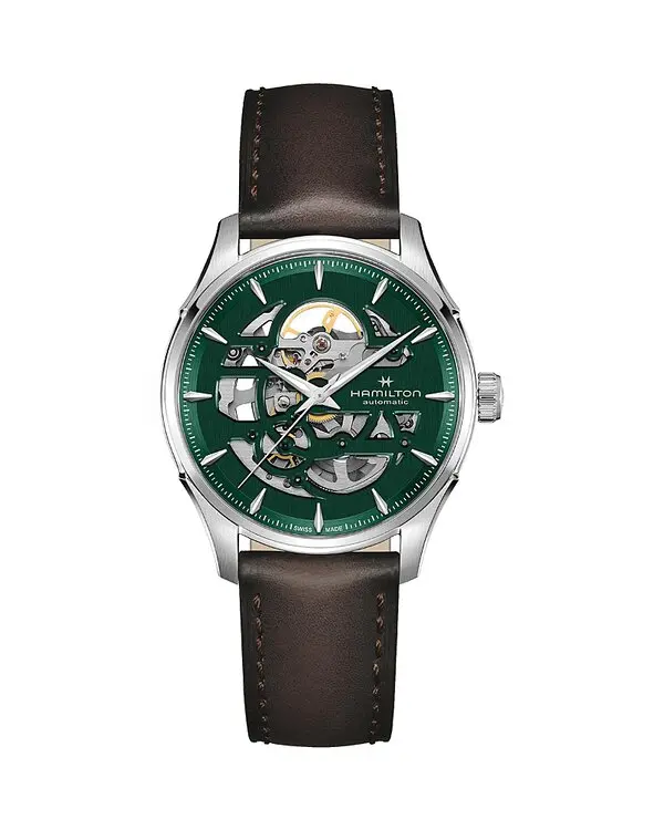 Hamilton Jazzmaster Watch - Green/brown