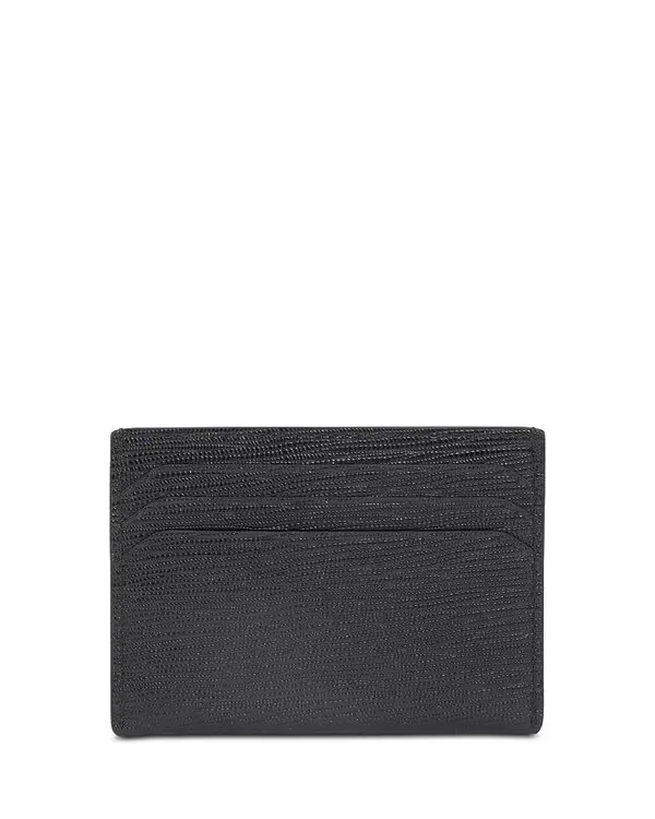 Tumi Slim Card Case - Black Embo