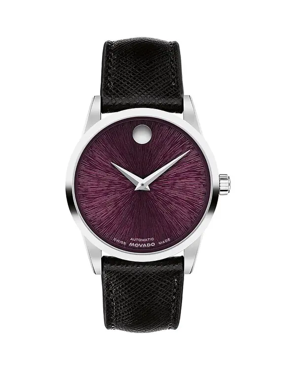 Movado Museum Classic Automatic Watch, 33mm - Cherry