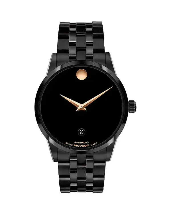Movado Museum Classic Automatic Watch - Black