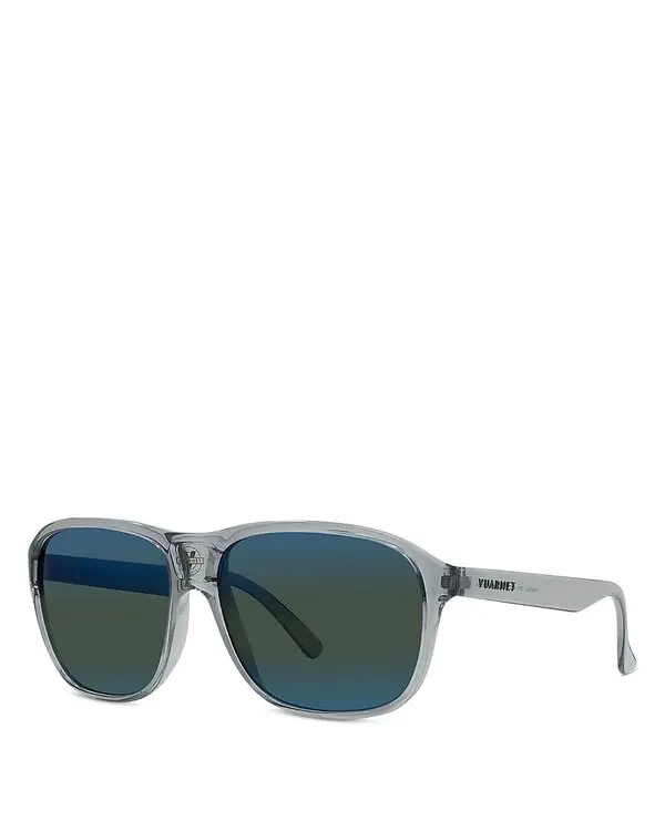 Vuarnet Legend Pilot Sunglasses 60mm - Grey / Crystal Blue