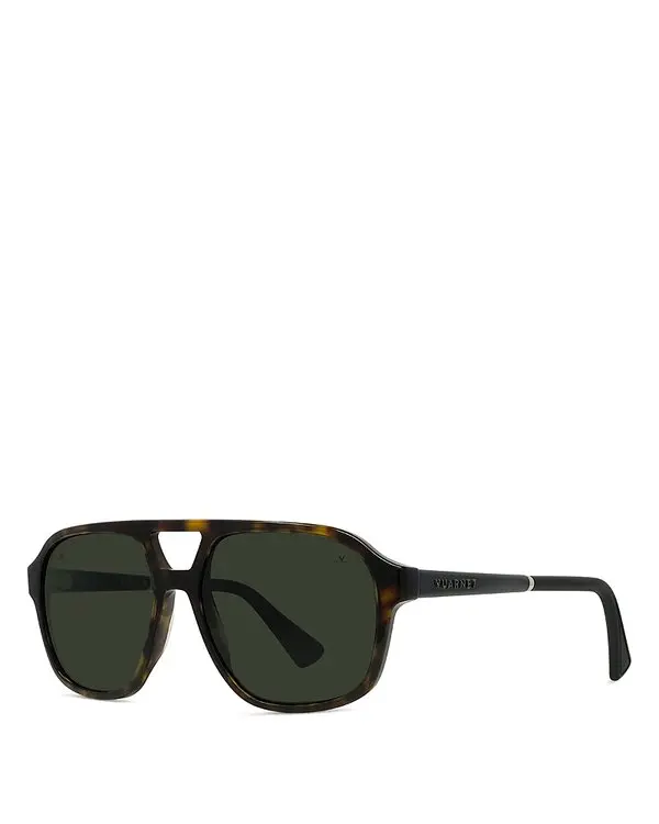 Vuarnet 59mm Alpine Pilot Sunglasses - Black / Crystal Grey