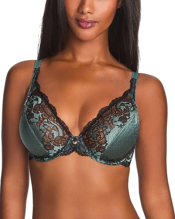 Wacoal Modern Affair Plunge Underwire Bra - Silver Pine