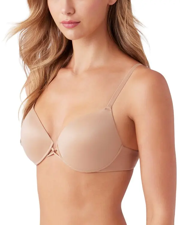 Wacoal B. Tempt'd Undercover Plunge Contour Bra - Chai