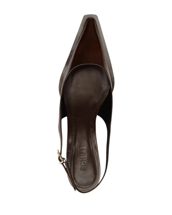 Schutz Daria Slingback Pumps - Root Brown