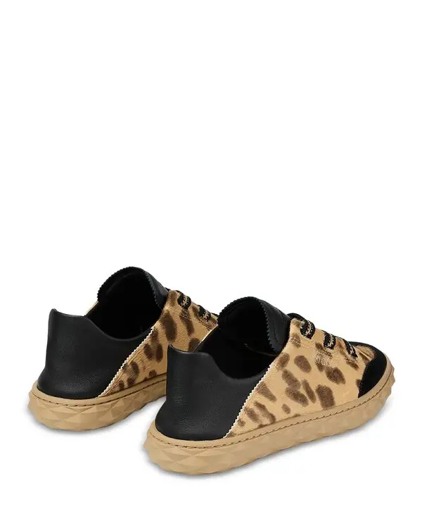 JIMMY CHOO Diamond Light Flex Calf Hair Sneakers
