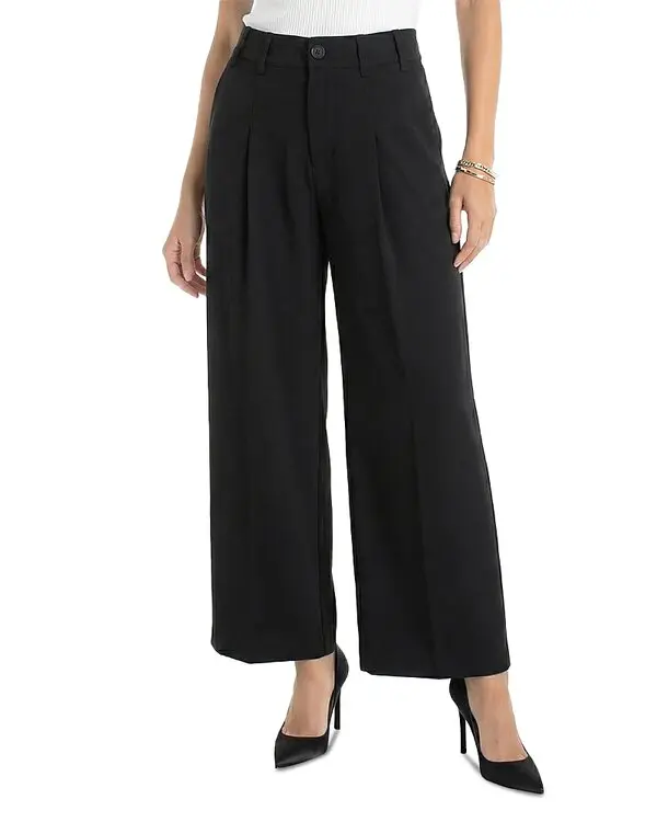 LIVERPOOL High Rise Pleated Wide Leg Trousers