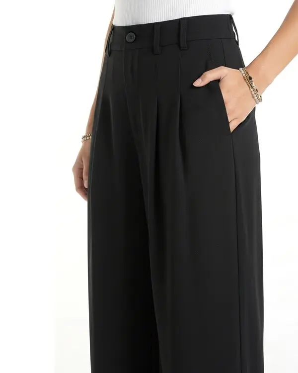 LIVERPOOL High Rise Pleated Wide Leg Trousers