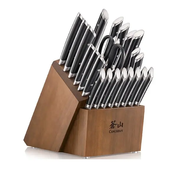 CANGSHAN Helena 23 Piece Knife & Block Set - Black