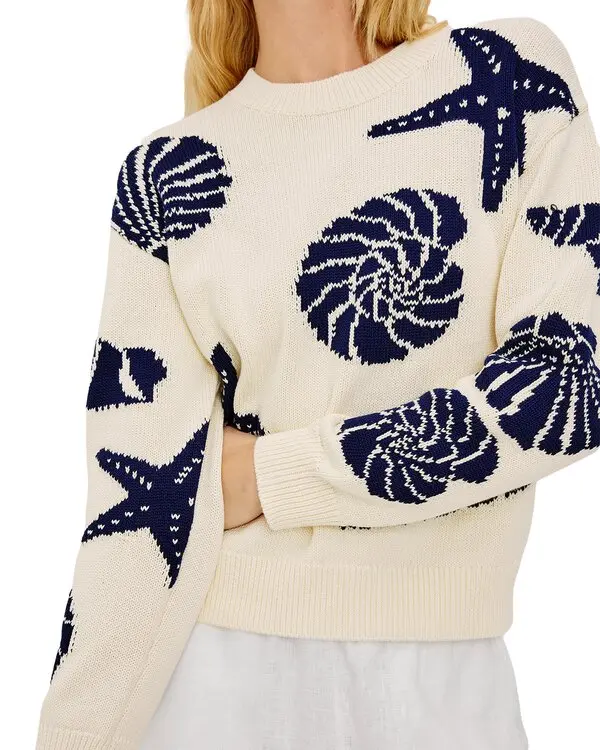 Rails Zoey Seashell Crewneck Sweater