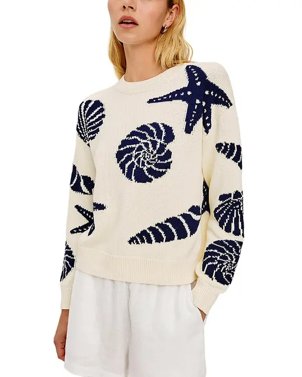 Rails Zoey Seashell Crewneck Sweater - Seashells