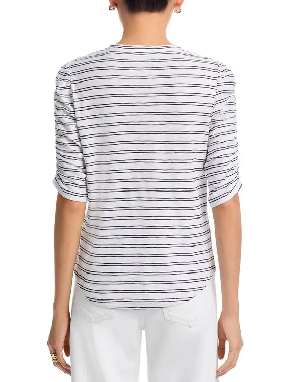 Veronica Beard Waldorf Tee - Black/white