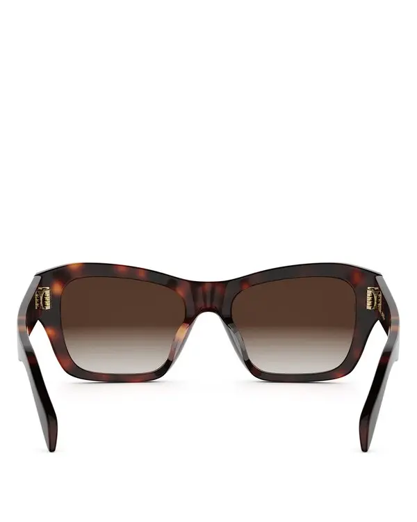Celine Triomphe Cat Eye Sunglasses - Shiny Dark Havana