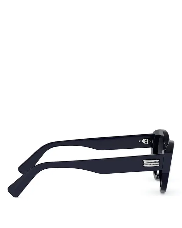 BVLGARI B.zero1 Cat Eye Sunglasses - Blue/gradient Smoke